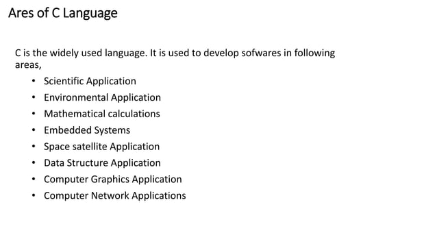 Features and Fundamentals of C Language for Beginners | PPT