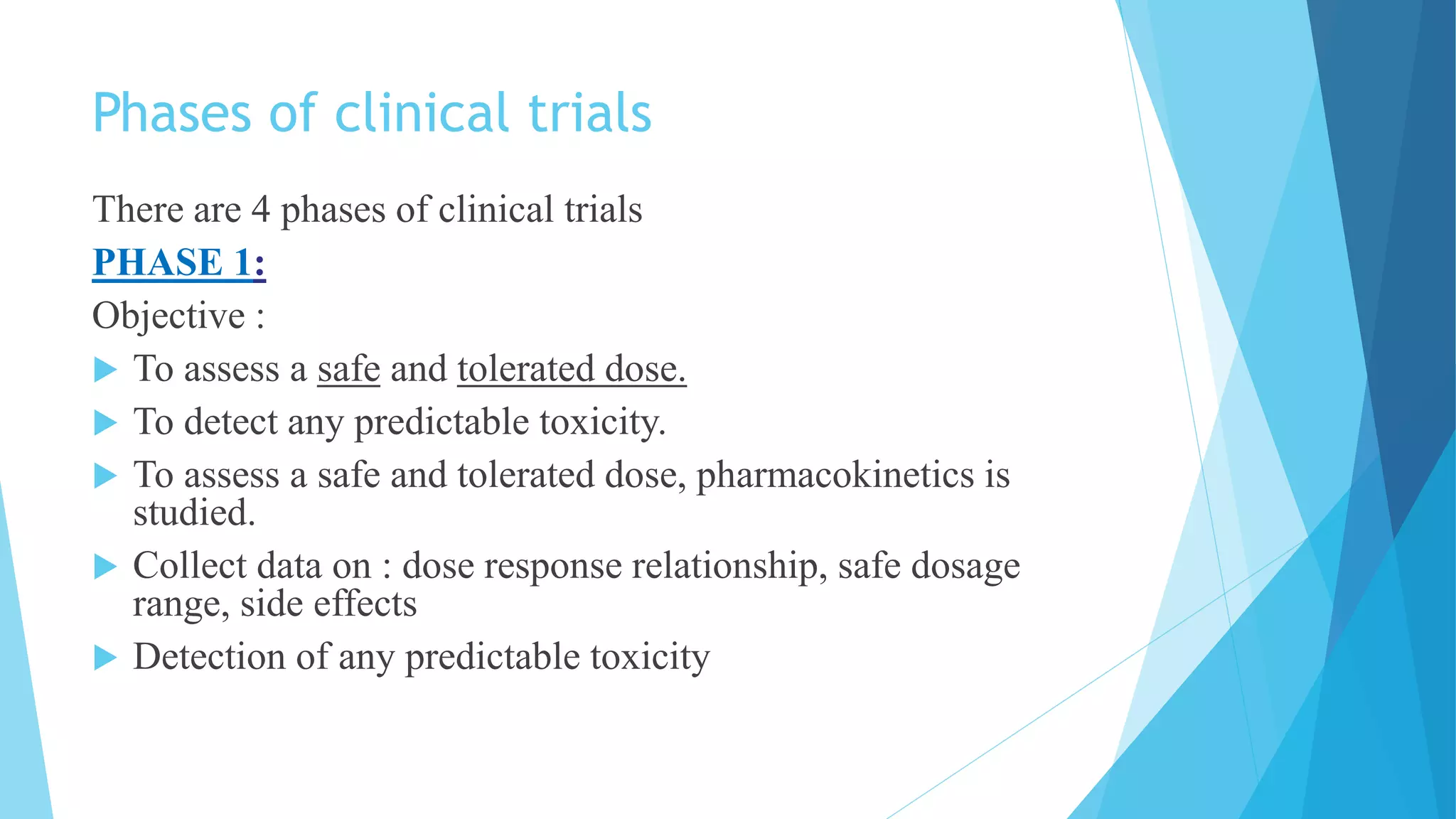 Features of clinical trials | PPTX