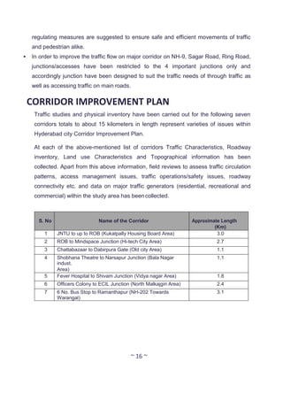 Features of Comprehensive Transportation Plan and Direction | PDF