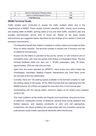 Features of Comprehensive Transportation Plan and Direction | PDF