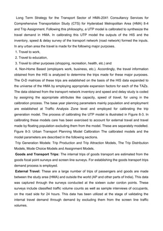 Features of Comprehensive Transportation Plan and Direction | PDF