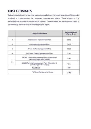 Features of Comprehensive Transportation Plan and Direction | PDF