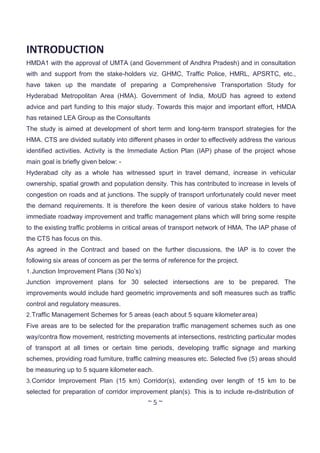 Features of Comprehensive Transportation Plan and Direction | PDF