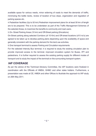 Features of Comprehensive Transportation Plan and Direction | PDF