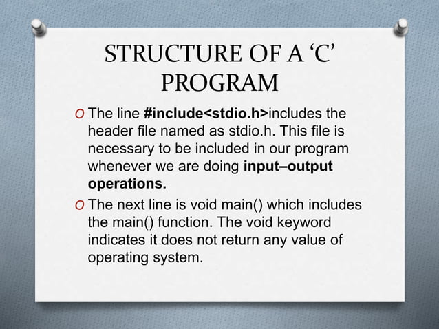 Features of 'c' program | PPTX | Programming Languages | Computing