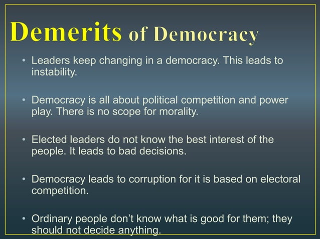 Features of democracy | PPTX