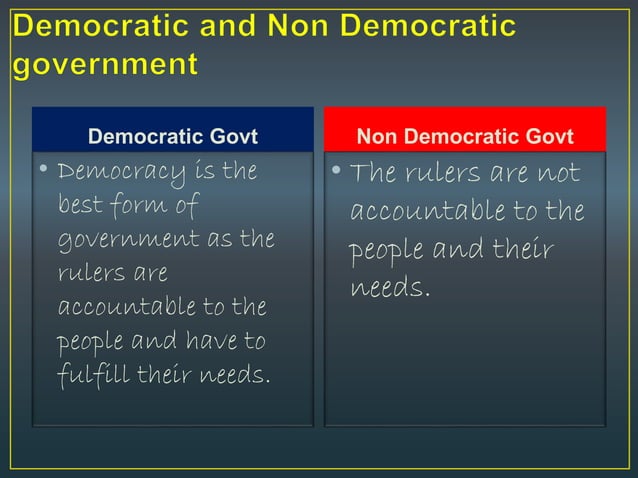 Features of democracy | PPTX