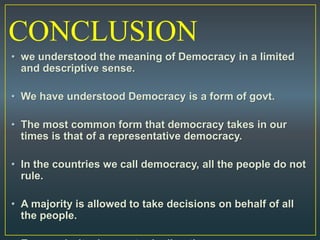 Indirect Democracy Countries
