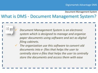 Important features of document management system software | PPT