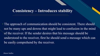 Features of effective communication | PPTX