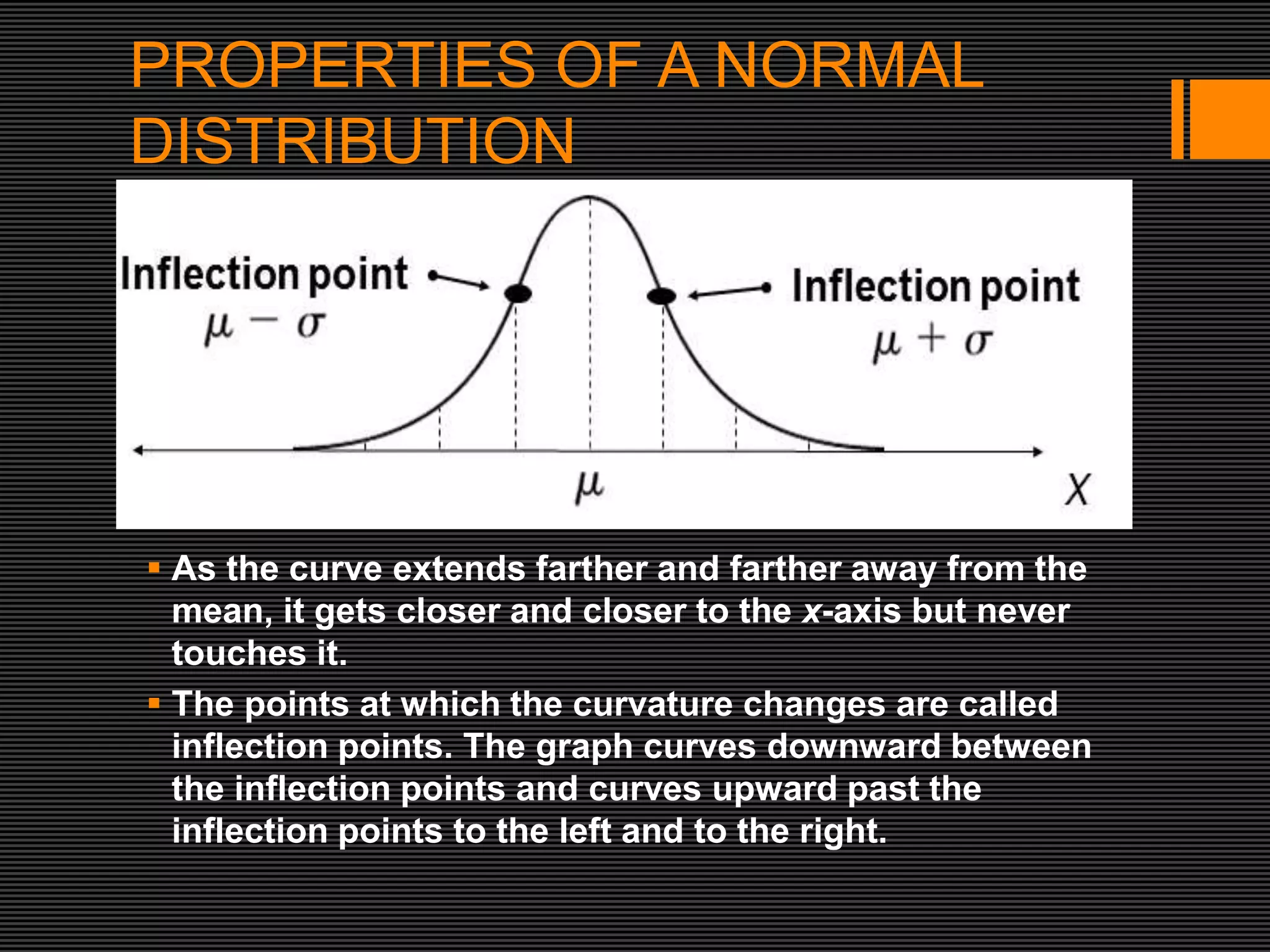 Features of gaussian distribution curve | PPTX