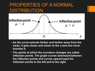 Features of gaussian distribution curve | PPTX
