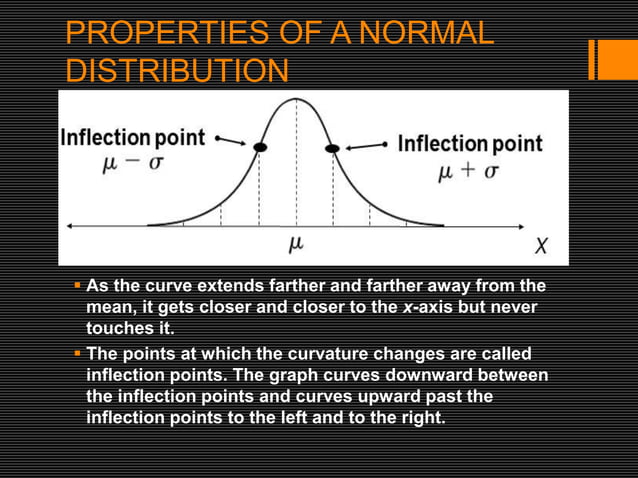 Features of gaussian distribution curve | PPTX | Geography | Science