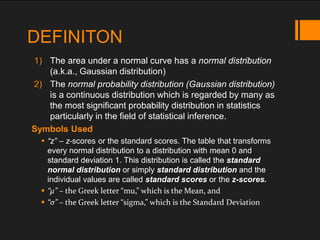 Features of gaussian distribution curve | PPTX | Geography | Science