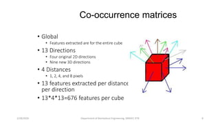 Features of GLCM extracted using GLCM .pptx