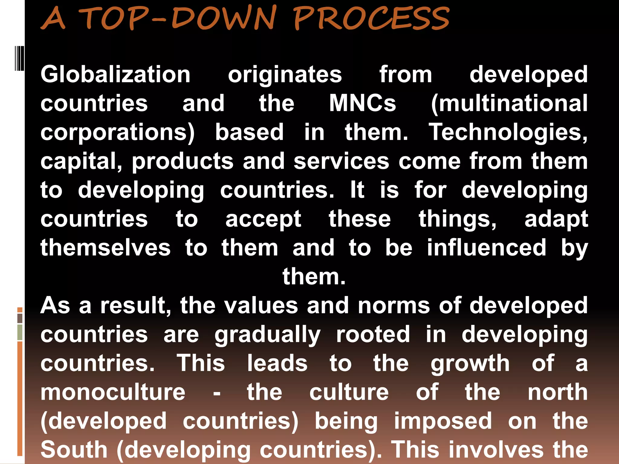 Features of globalisation | PPTX