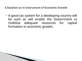Important FEATURES OF GOOD TAXATION SYSTEM.pptx