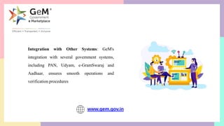 Features of Government e Marketplace (GeM) | PDF
