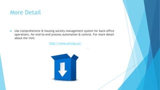 Features of Housing Society Management System | PPTX