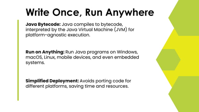 Features of Java- Explore various features of Java | PPT