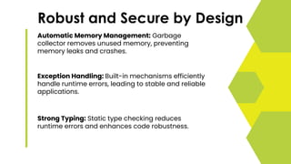 Features of Java- Explore various features of Java | PPT