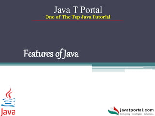 Features of java - javatportal | PPTX