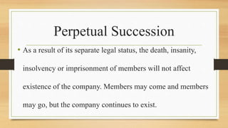 Features of joint stock company | PPTX