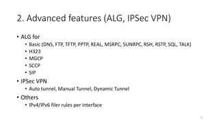 Features of j srx 240 | PPT