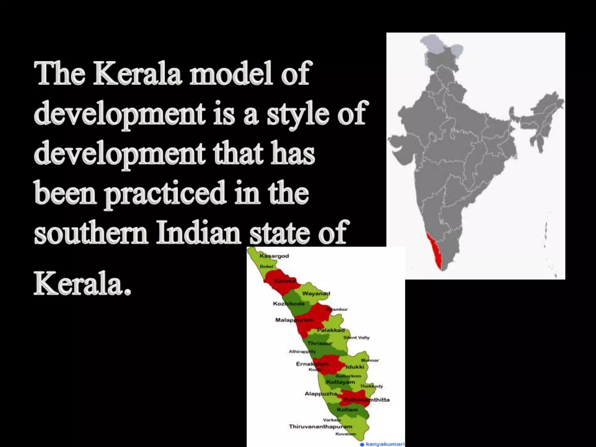 Features of kerala model of development | PPTX
