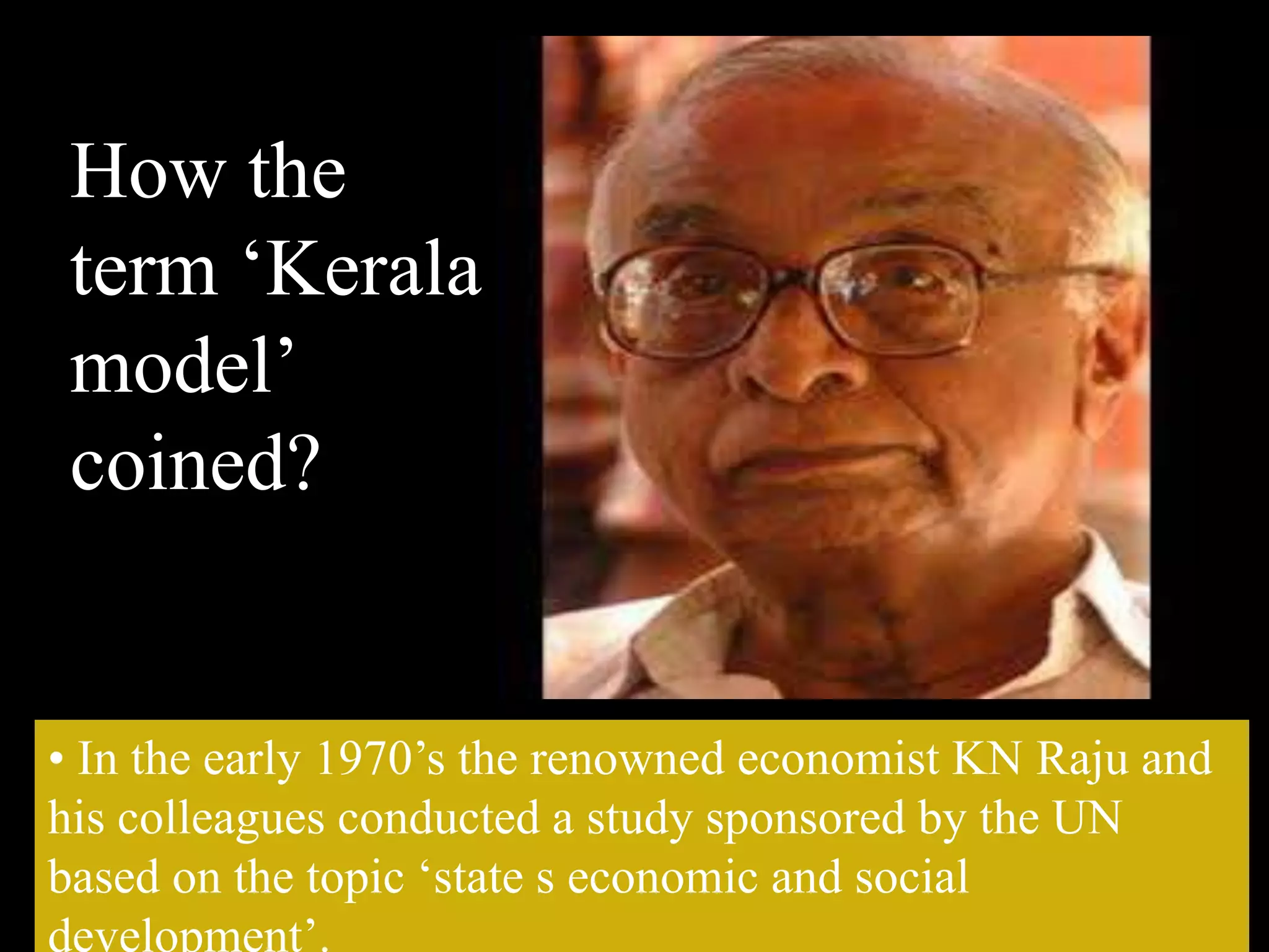 Features of kerala model of development | PPTX