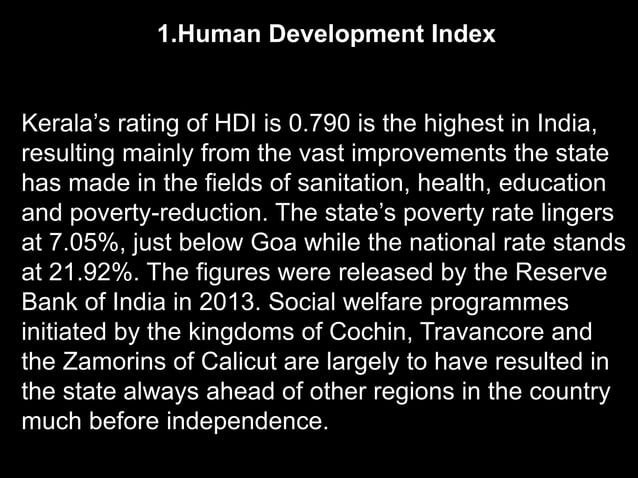 Features of kerala model of development | PPTX