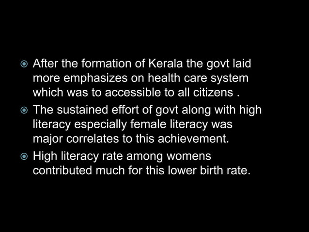 Features of kerala model of development | PPTX