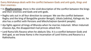 Features of Mahakavya in Kalidasa’s Raghuvamsa.pptx