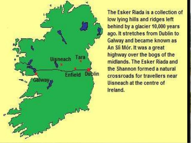 Features of meltwater deposition