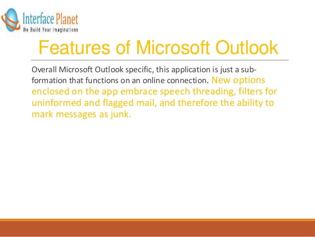 Features of microsoft outlook 2013