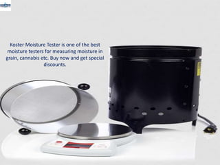 Features of moisture tester | PPTX