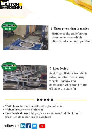 Introducing unique benefits of MDR (Motorized Driven Roller) conveyor | PDF