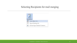 Features of ms excel and ms word | PPTX