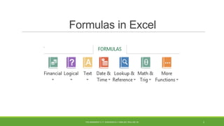 Features of ms excel and ms word | PPTX