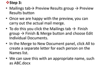 All Features of Microsoft Word Document | PPTX