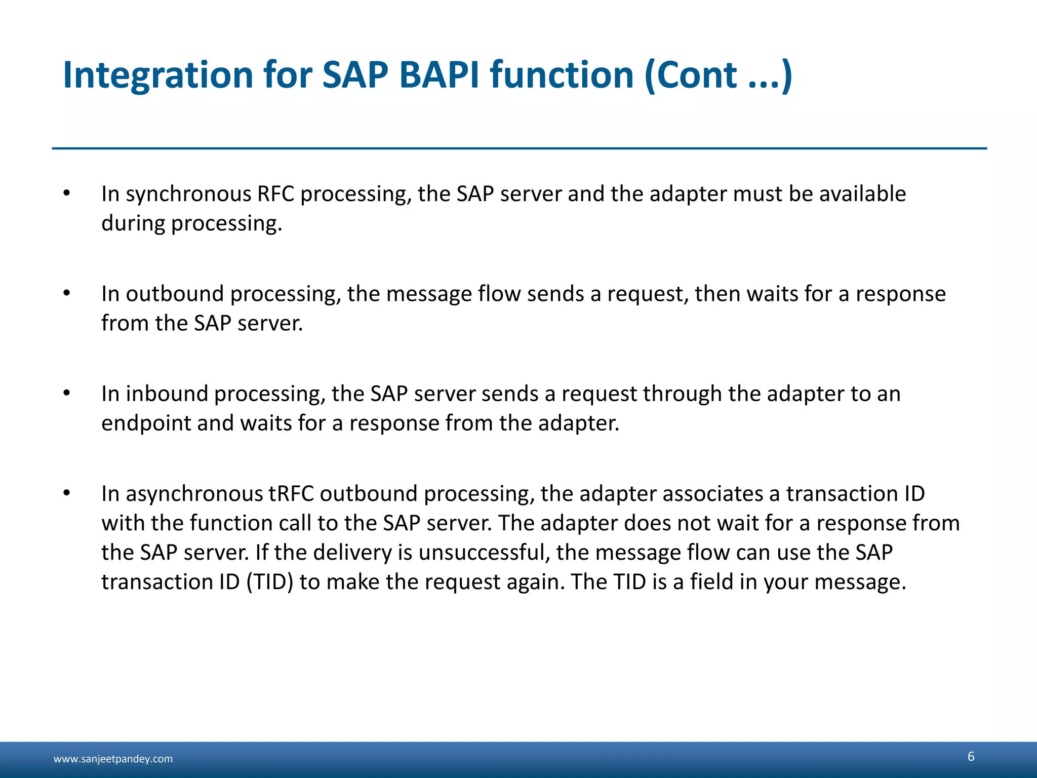 Features of Mule SAP Connector | PPTX | Computing | Technology & Computing