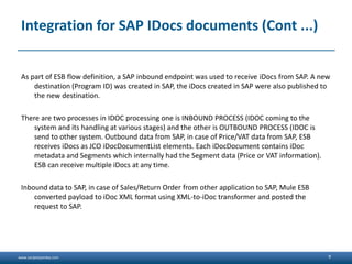 Features of Mule SAP Connector | PPTX | Computing | Technology & Computing