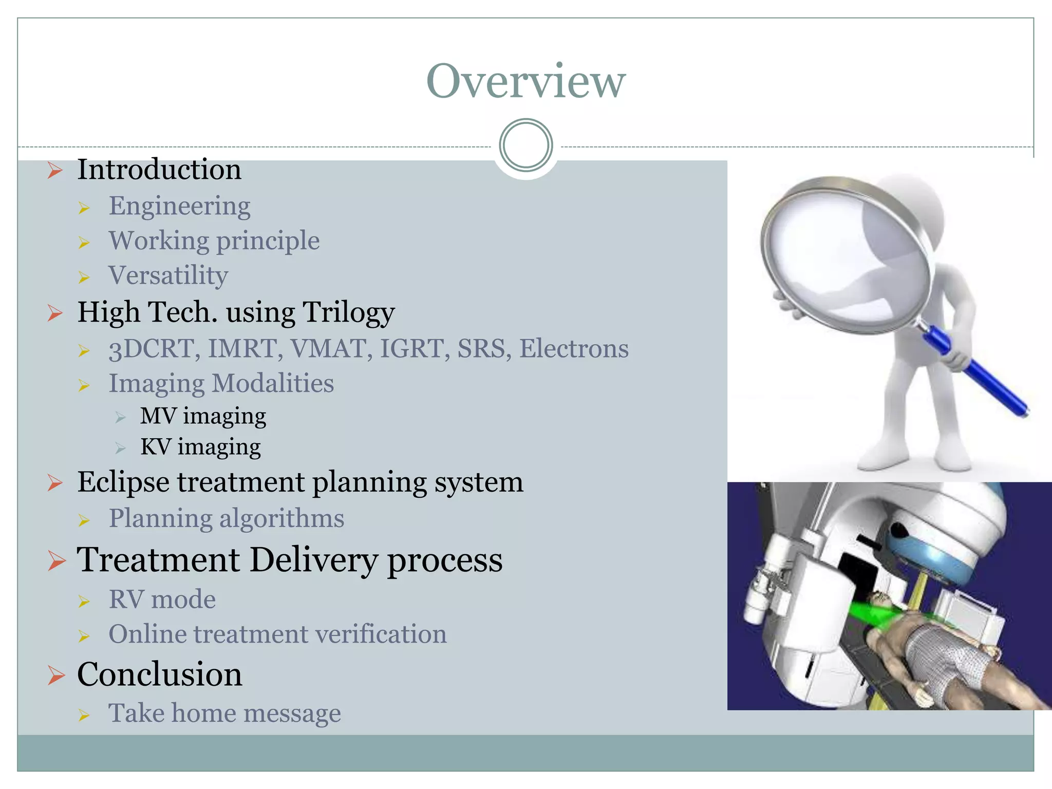 Features of new installed linac Trilogy At Dr Ziauddin Hospital Karachi ...