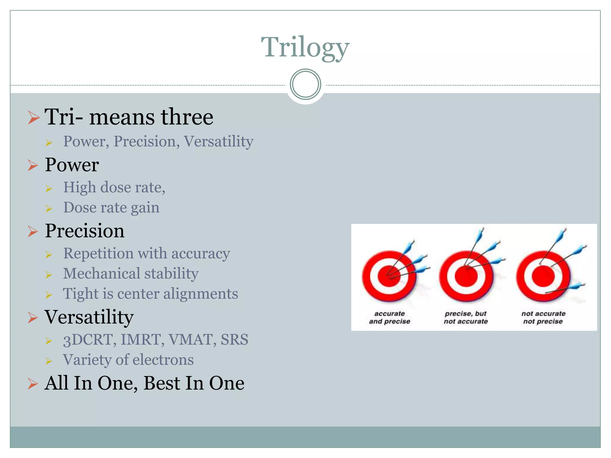 Features of new installed linac Trilogy At Dr Ziauddin Hospital Karachi ...