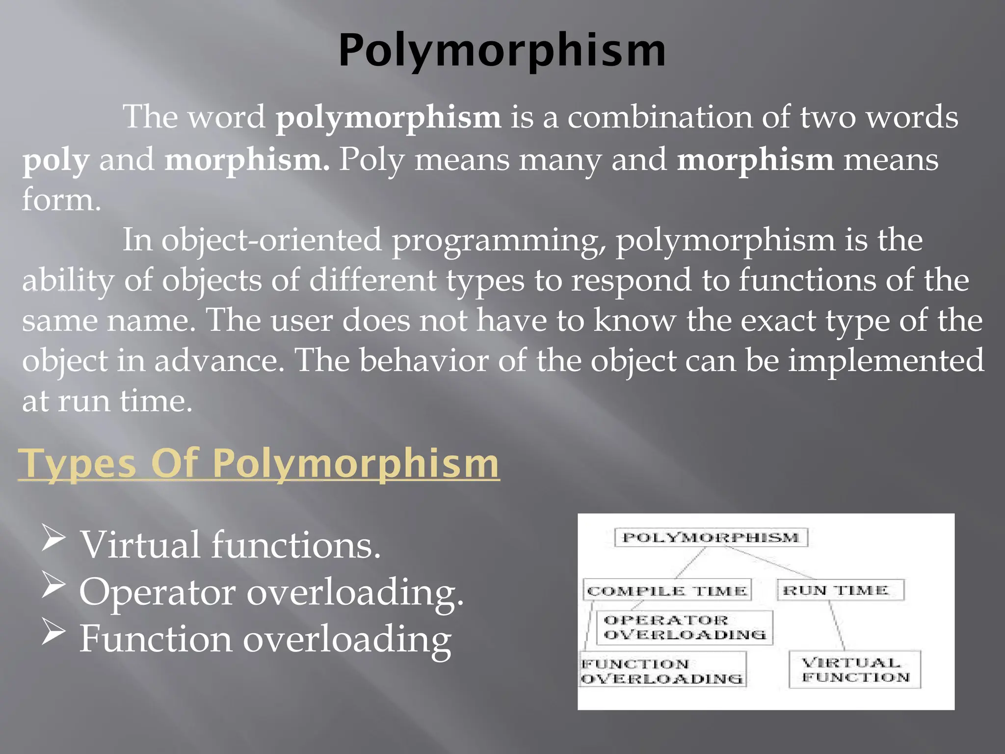 Features Of Object Oriented Programmingpptx