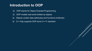 Features Of OOPS and characteristics.pptx | Programming Languages | Computing