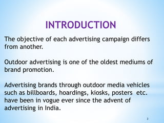 Features of outdoor | PPT