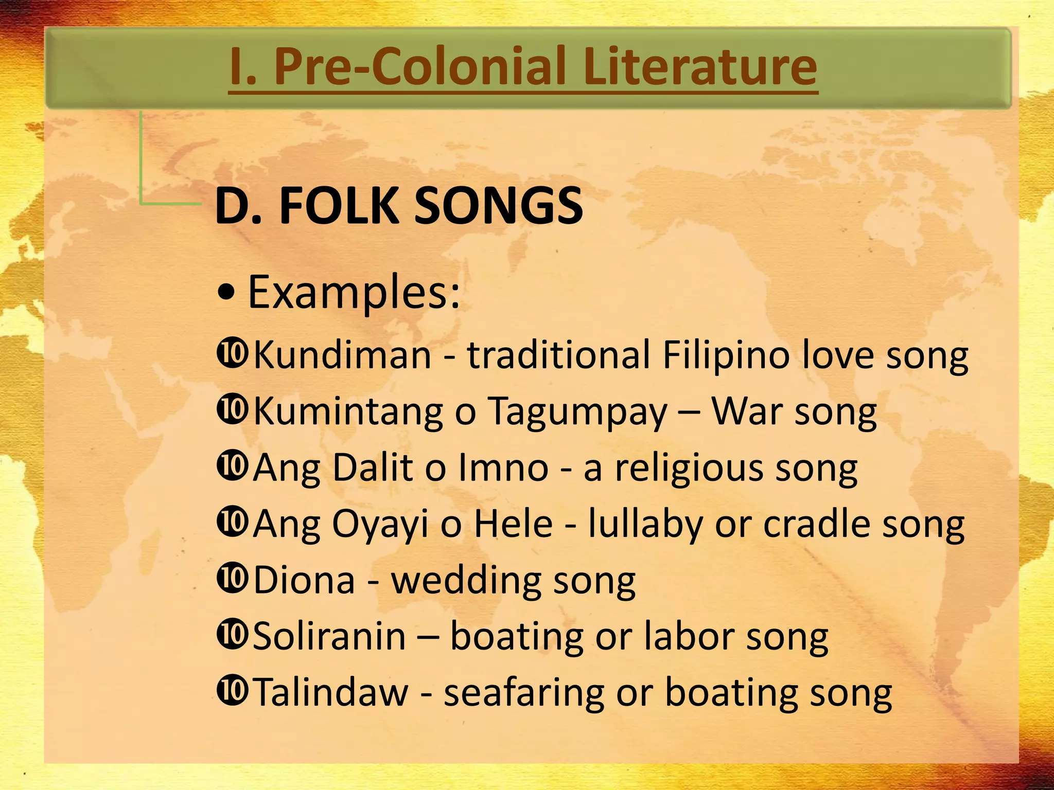 Features of Philippine Literature | PPTX