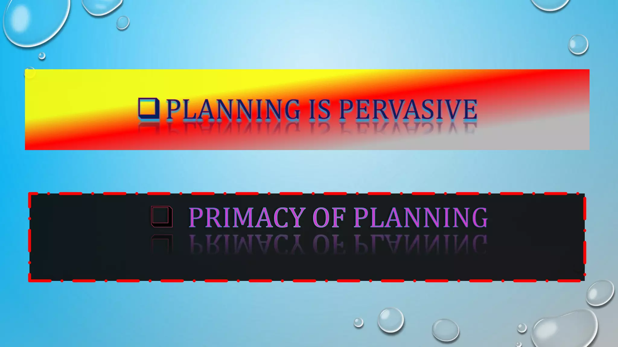 Features of planning | PPTX