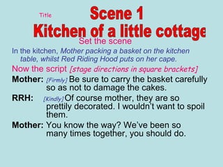 Features of playscripts | PPT